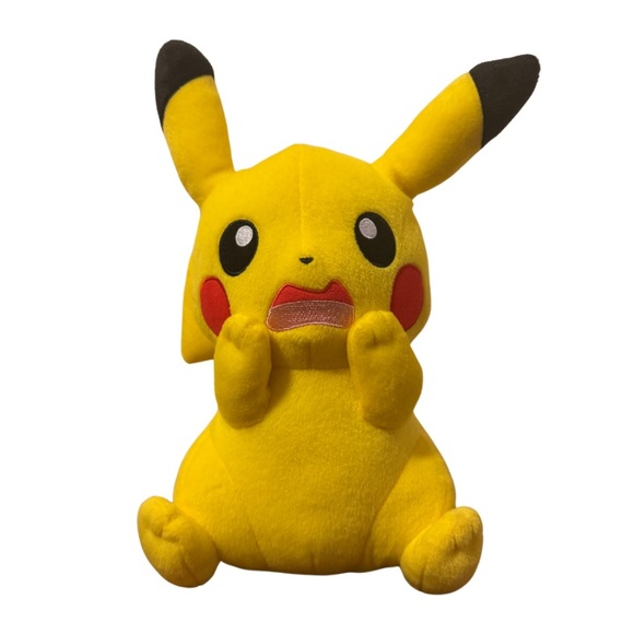 Toys | Nwt Pokemon Pikachu Scared Face Banpresto Plush Doll 13 Japan ...